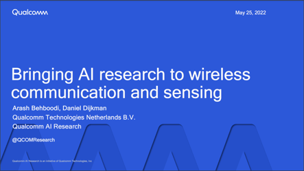 20220525 Qualcomm AI Research Webinar Confirmation